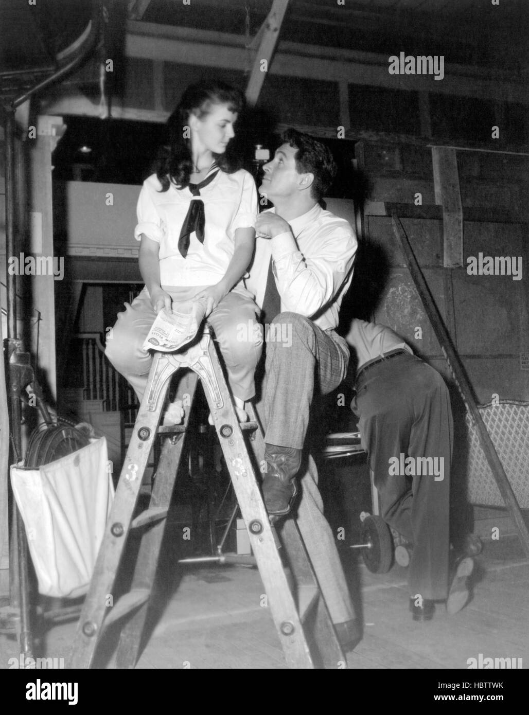 GIANT, from left, Carolyn Craig, Rock Hudson, on-set, 1956 Stock Photo ... GIANT, from left, Carolyn Craig, Rock Hudson, on-set, 1956 Stock Photo ...