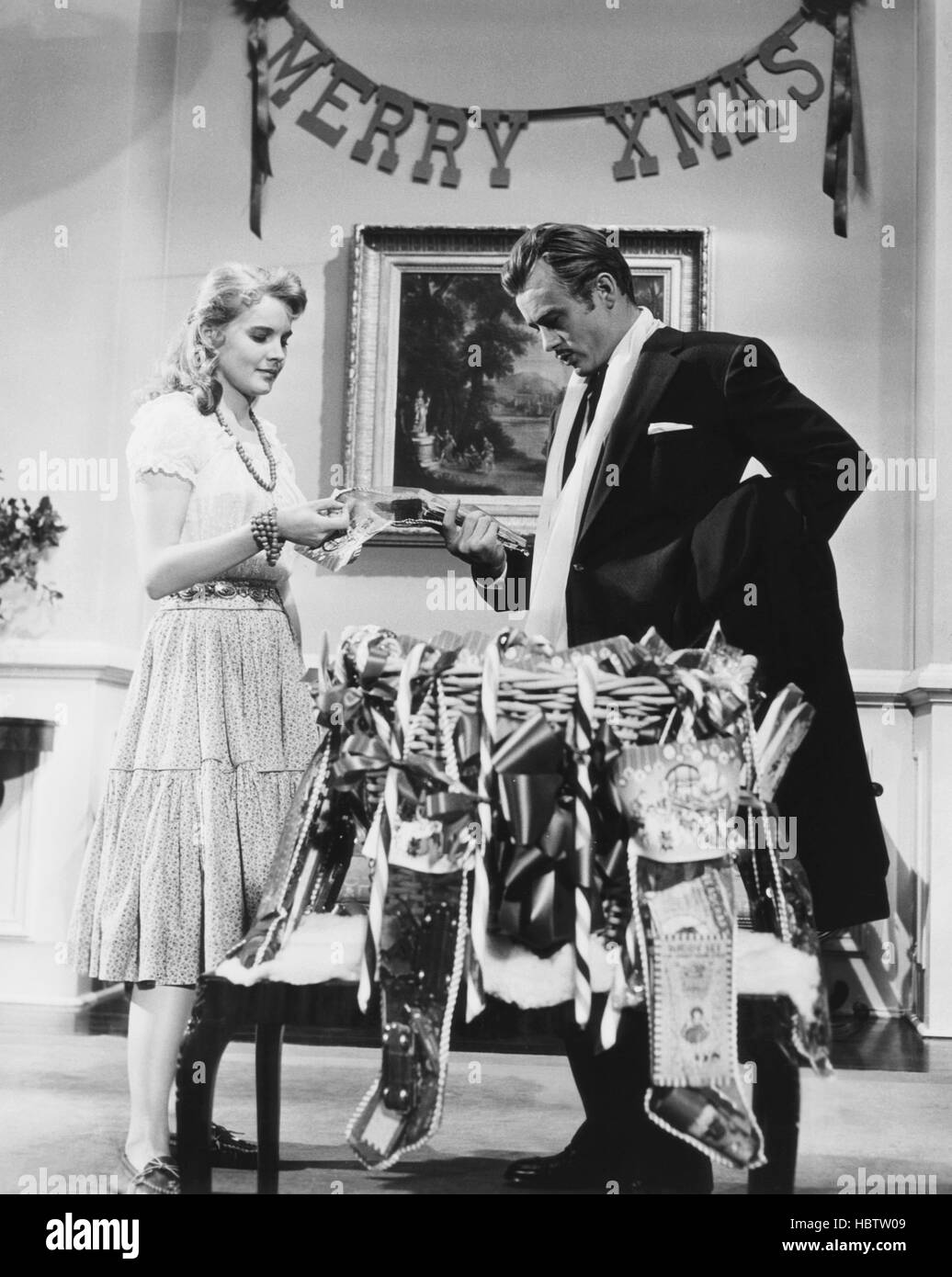 GIANT, from left: Carroll Baker, James Dean, 1956 Stock Photo - Alamy