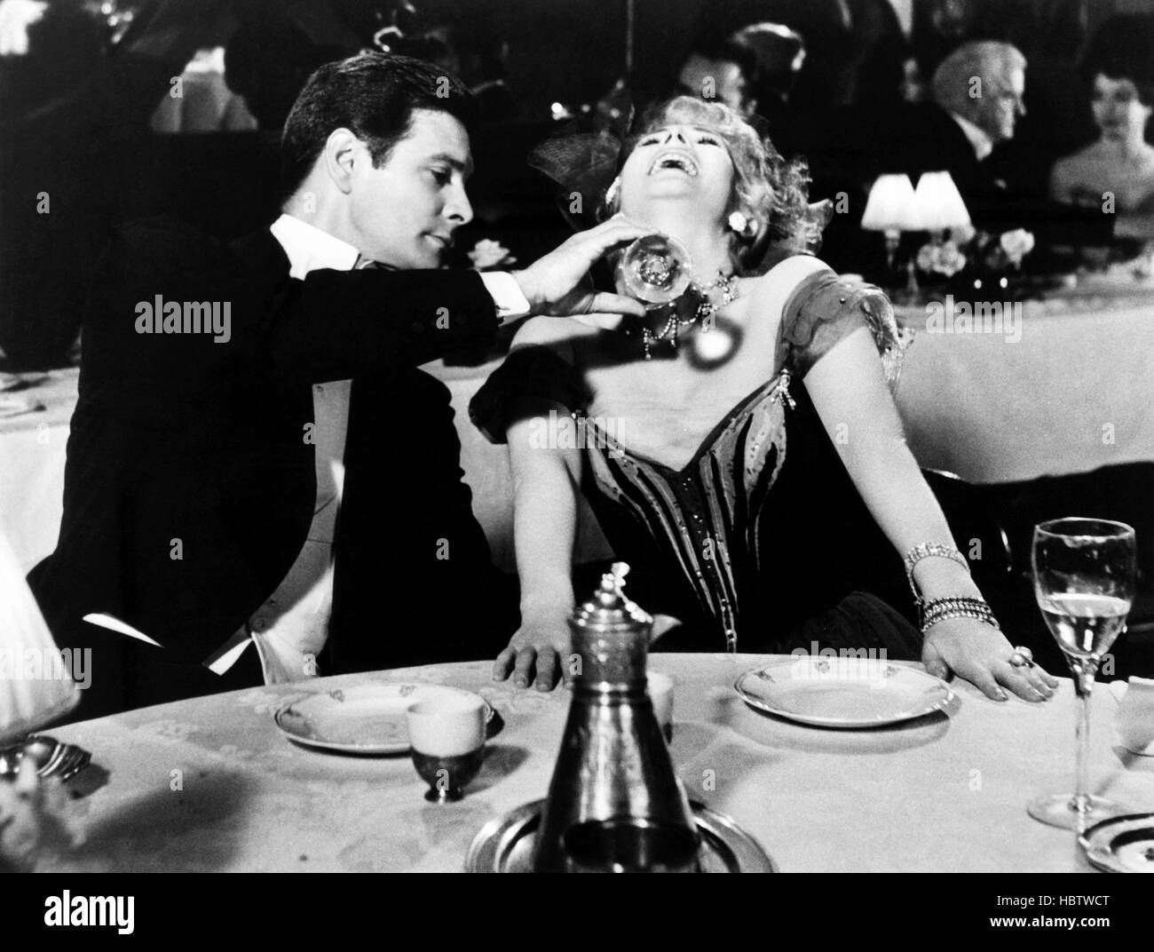 GIGI, from left, Louis Jourdan, Eva Gabor, 1958 Stock Photo - Alamy