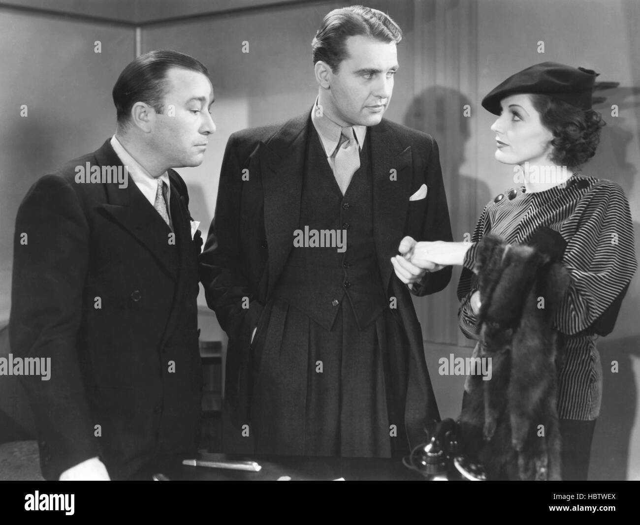 GIGOLETTE, from left: Robert Armstrong, Ralph Bellamy, Adrienne Ames, 1935 Stock Photo - Alamy