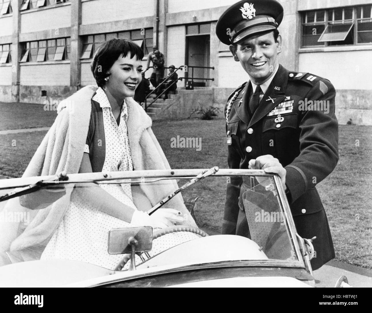 THE GIRL HE LEFT BEHIND, Natalie Wood, David Janssen, 1956 Stock Photo ...