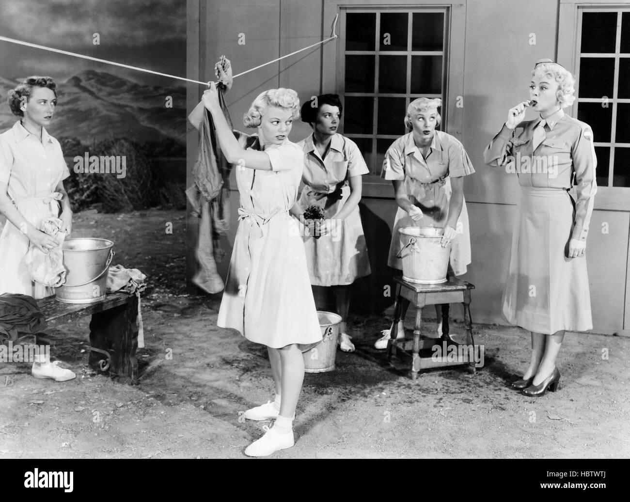 G.I. JANE, from left: Jean Porter (front), Jeanne Mahoney, Mara Lynn ...