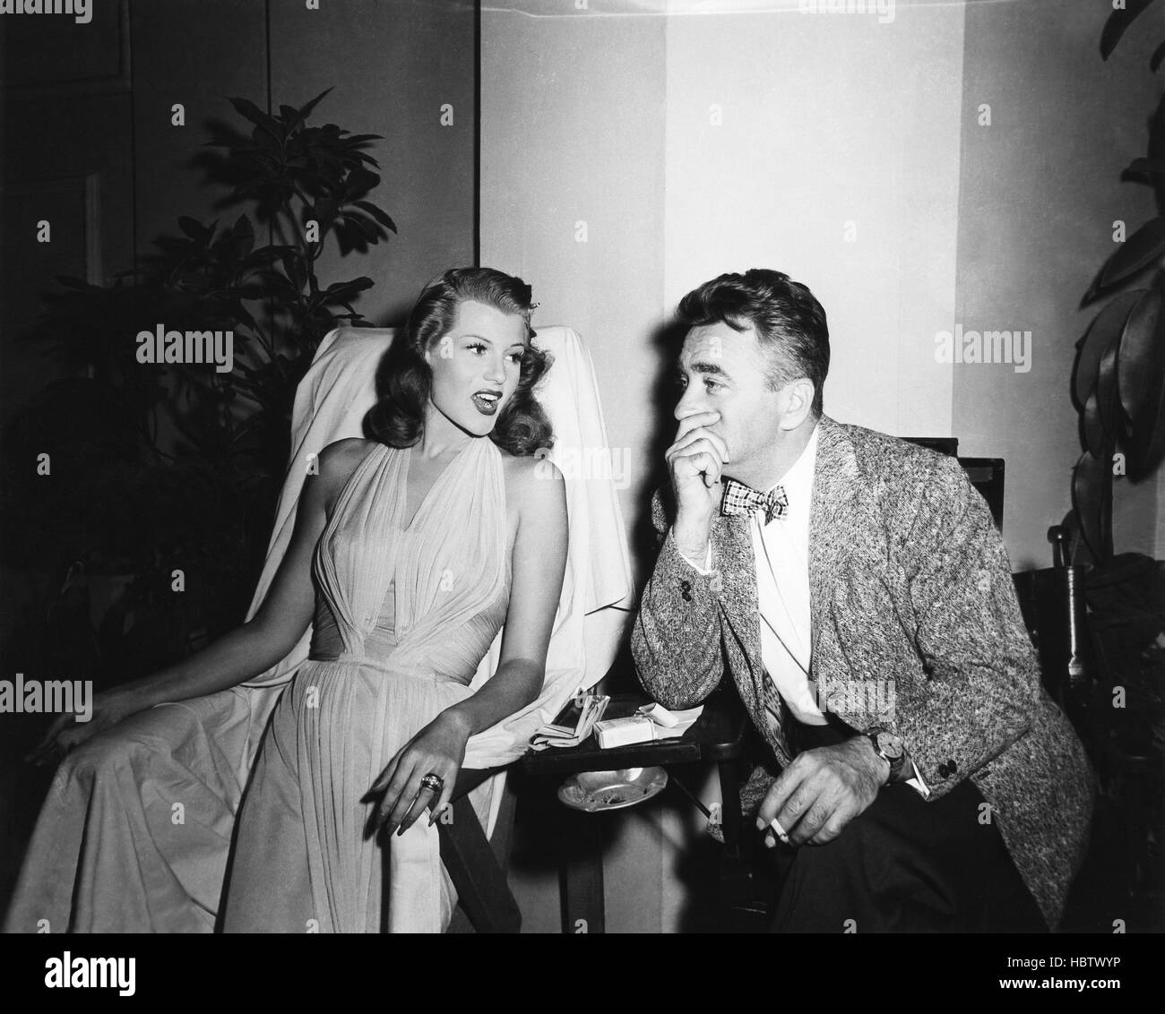 GILDA, from left: Rita Hayworth, director Charles Vidor, on set, 1946 ...