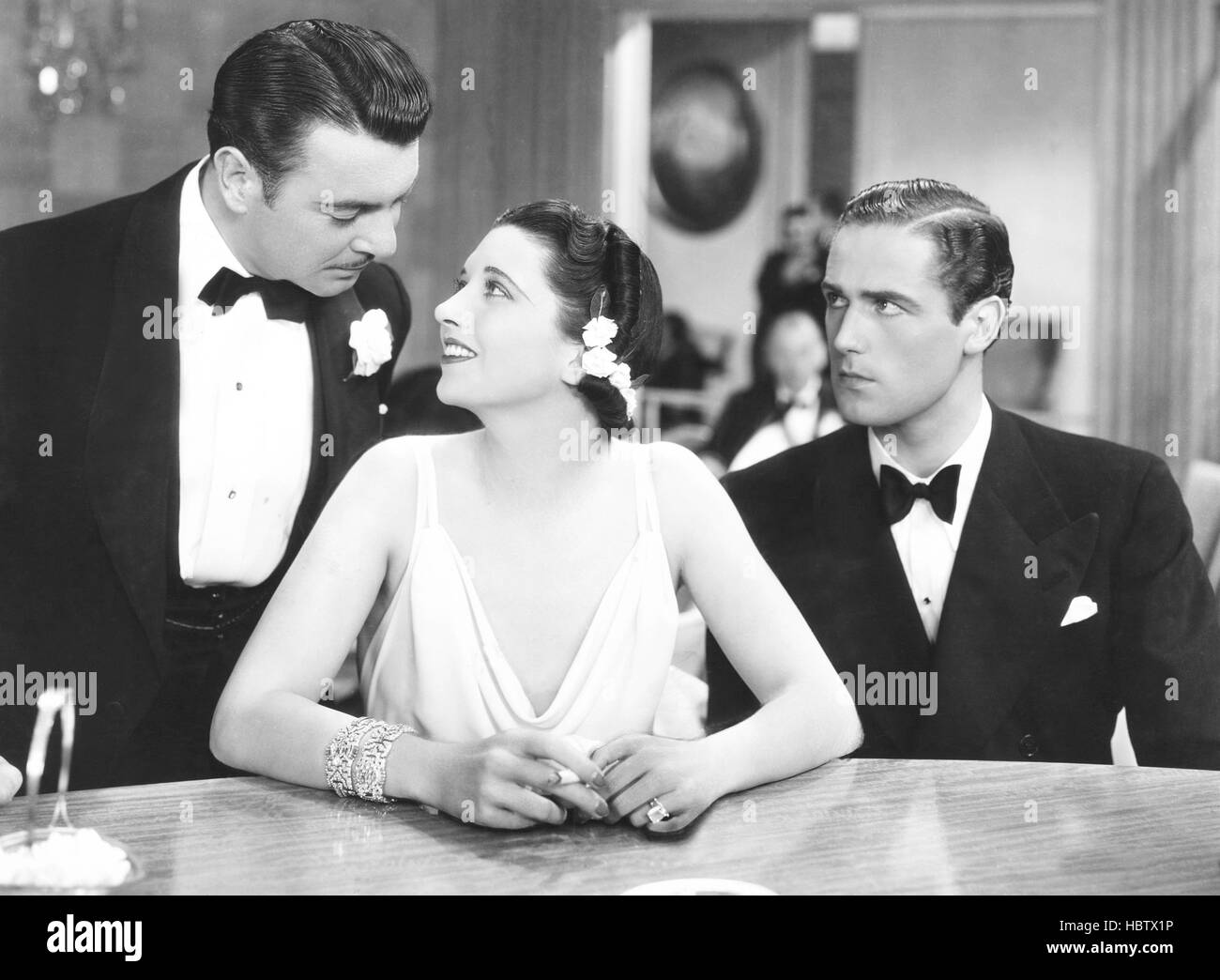 GIVE ME YOUR HEART, from left: George Brent, Kay Francis, Patric Knowles, 1936 Stock Photo - Alamy