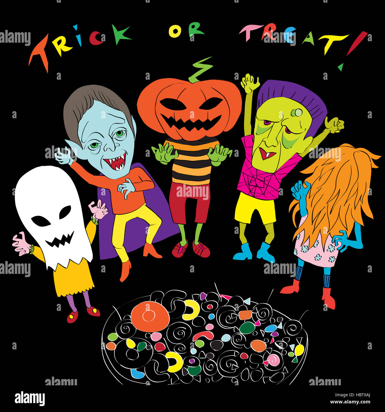 Treat trick hi-res stock photography and images - Alamy