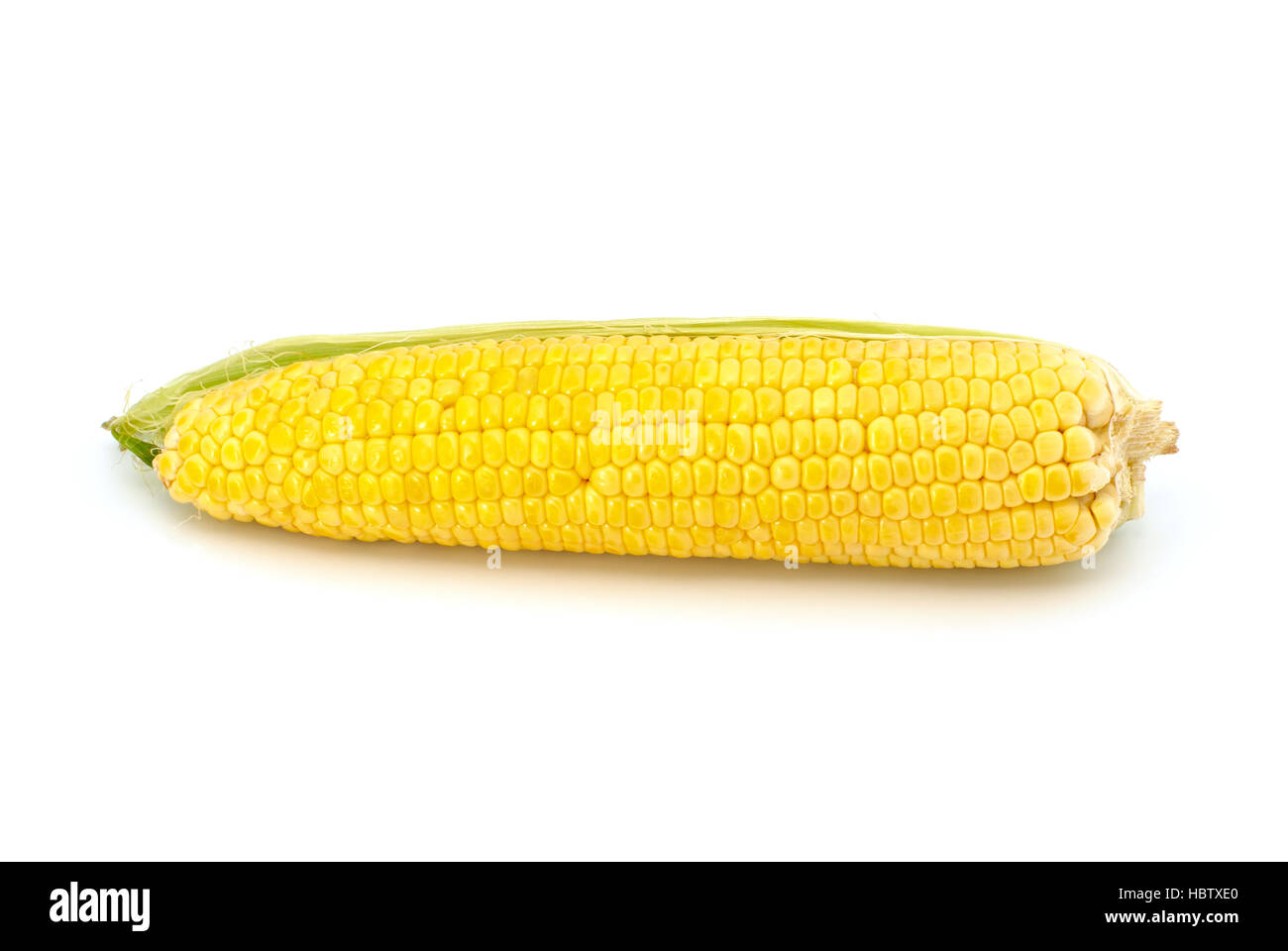 Corn on the cob isolated on white background Stock Photo - Alamy
