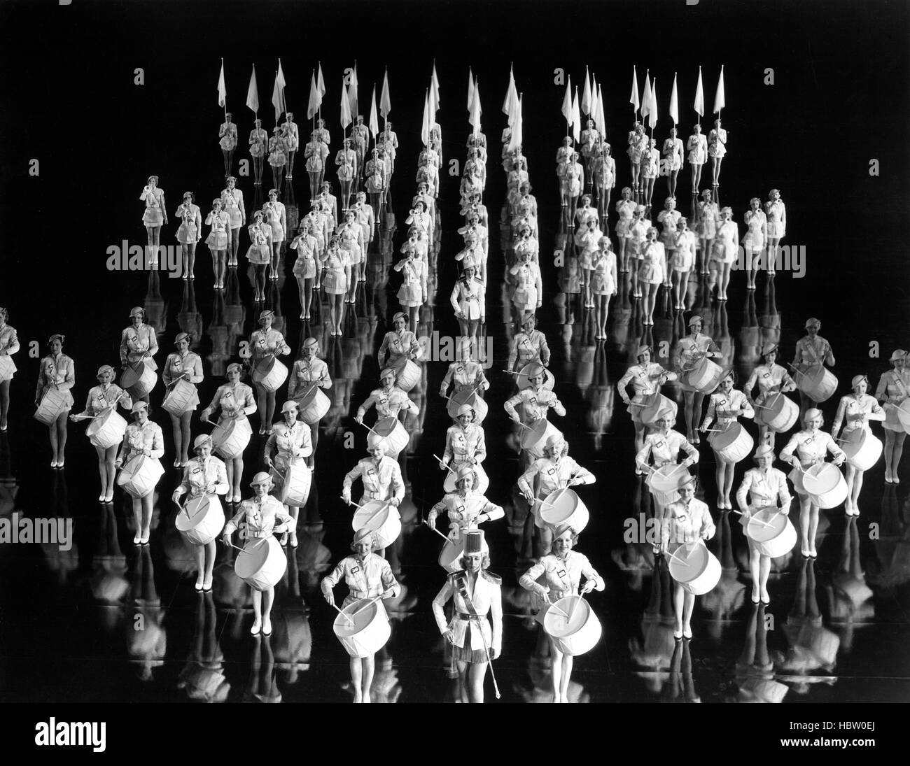 GOLD DIGGERS OF 1937, Joan Blondell (front center), 1936 Stock Photo ...
