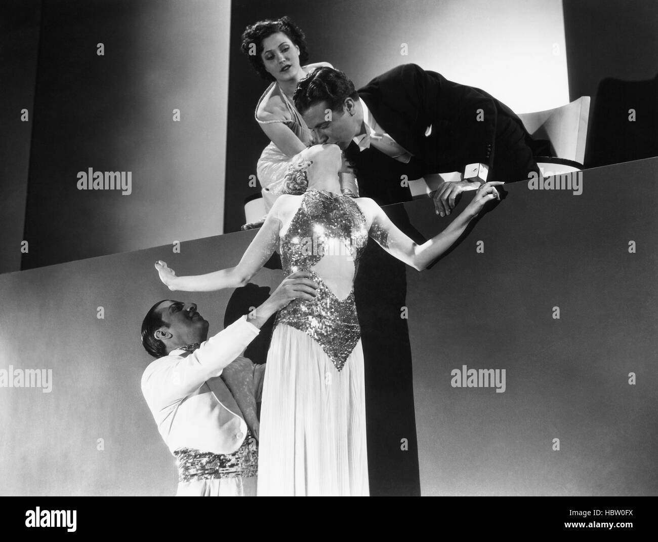 GOLD DIGGERS OF 1935, (top), Wini Shaw, Dick Powell, 1935 Stock Photo ...