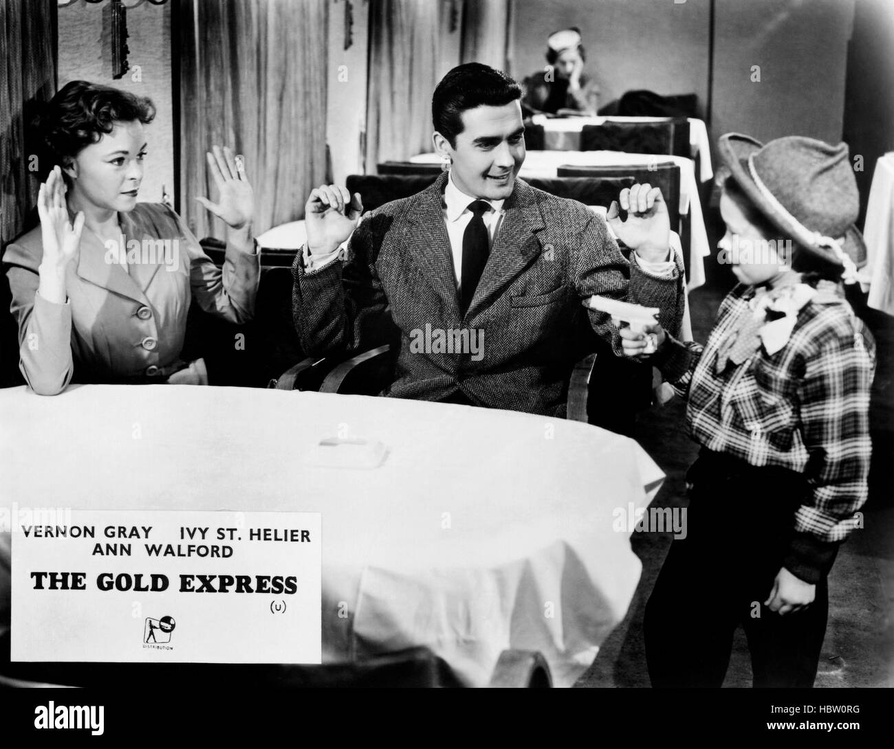THE GOLD EXPRESS, seated from left: Ann Walford, Vernon Gray, 1955 ...