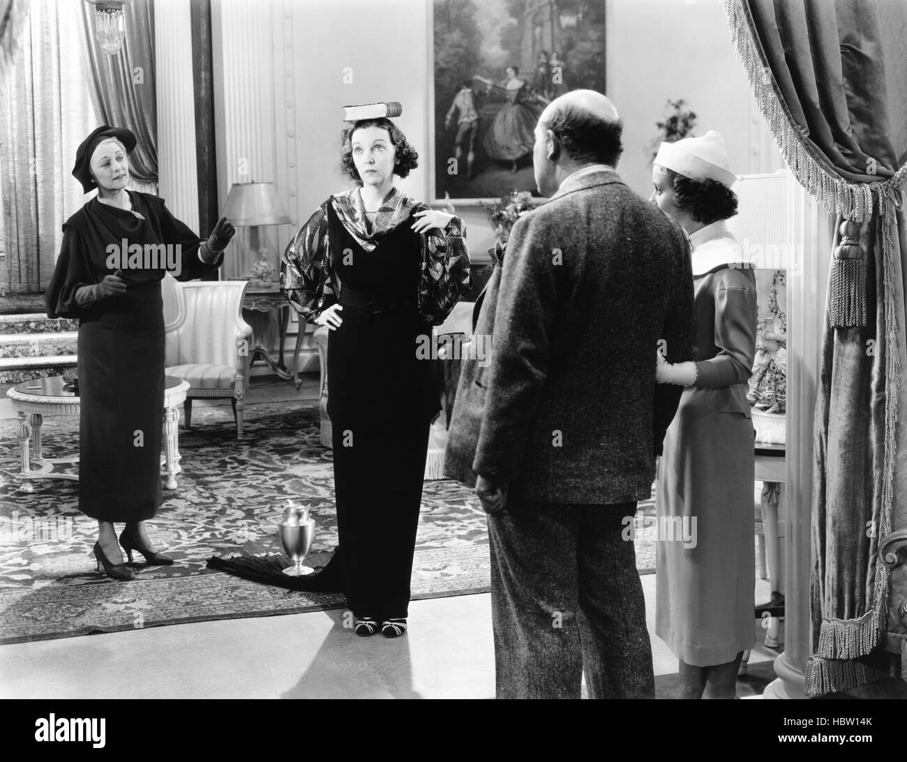 GOING HIGHBROW, from left: Nella Walker, Zasu Pitts, Guy Kibbee, June ...