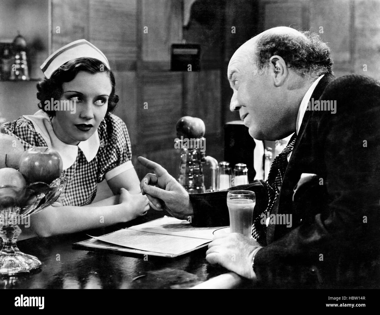 GOING HIGHBROW, from left: June Martel, Guy Kibbee, 1935 Stock Photo ...