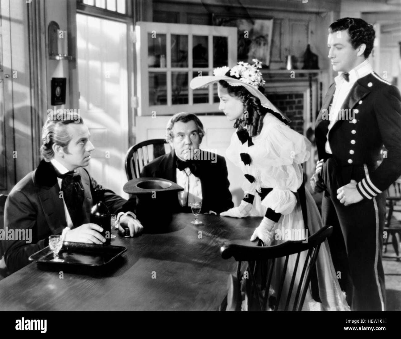 THE GORGEOUS HUSSY, from left, Melvyn Douglas, Sidney Toler, Joan ...