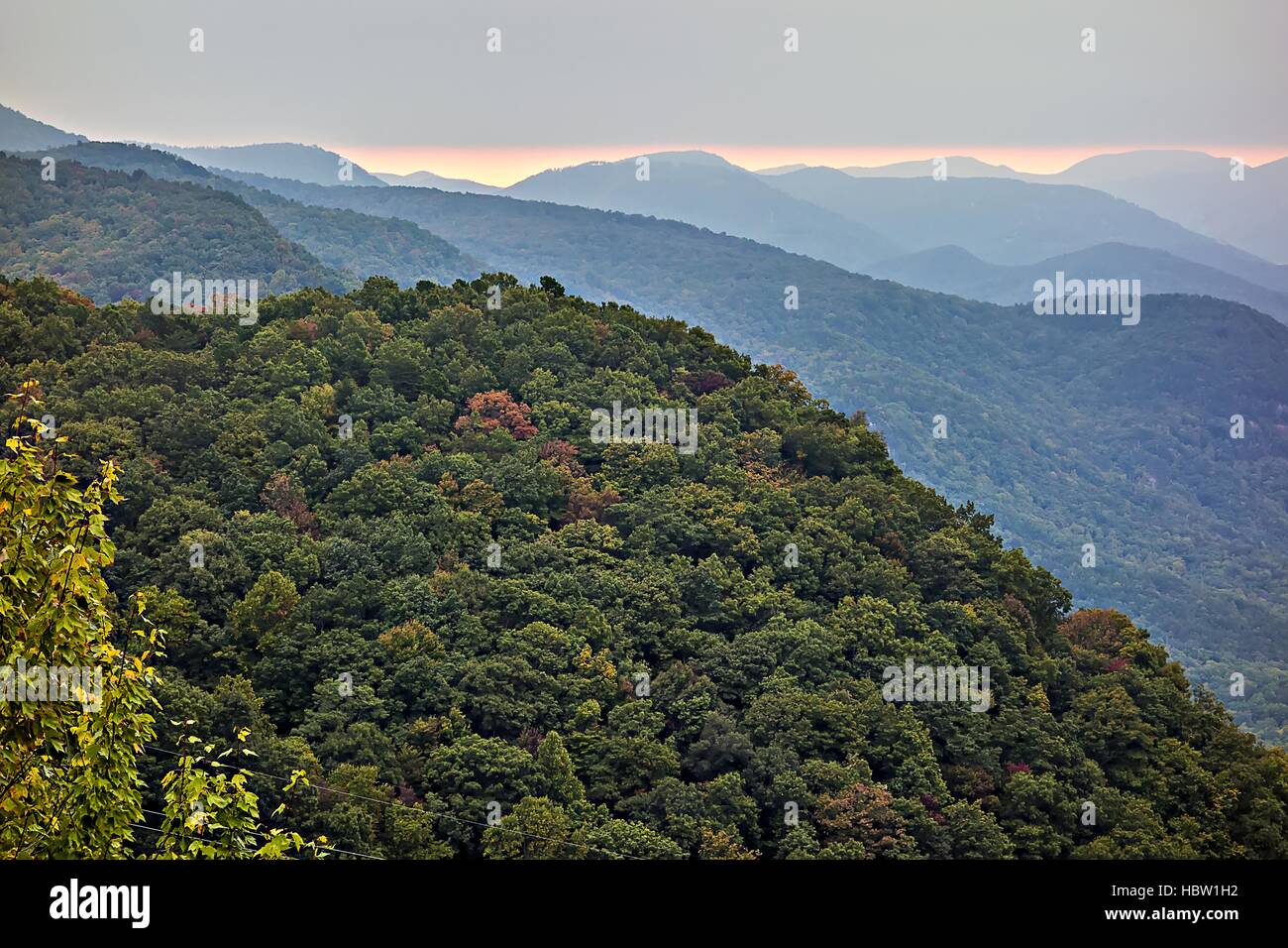 landscape view at cedar mountain overlook Stock Photo - Alamy