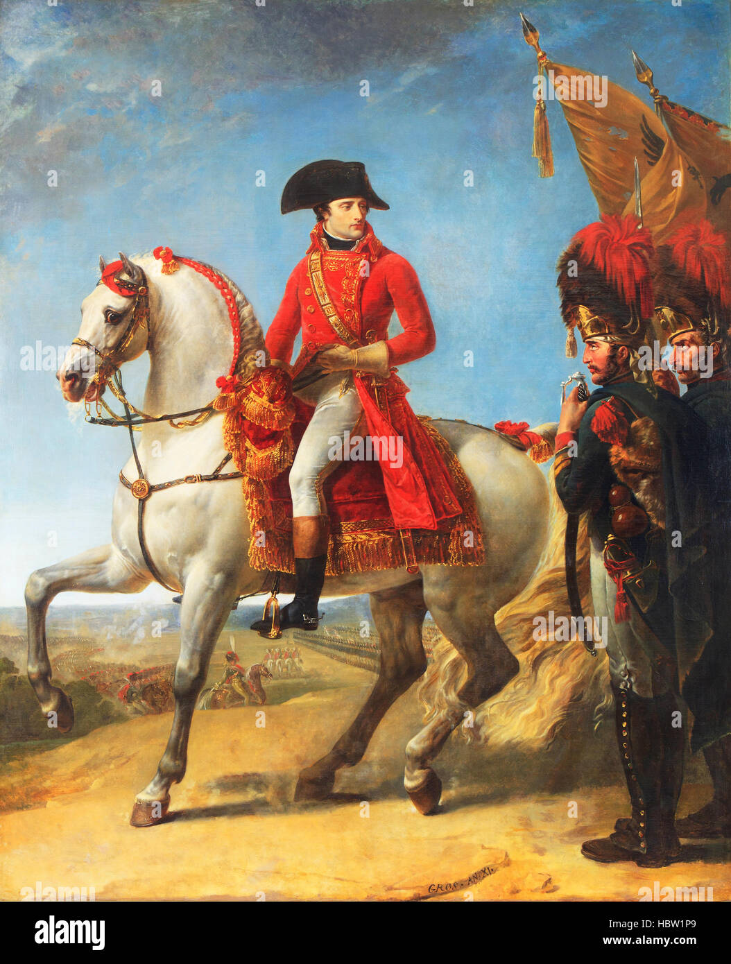 Painting Of First Consul Napoleon Bonaparte 1803 In Marengo By