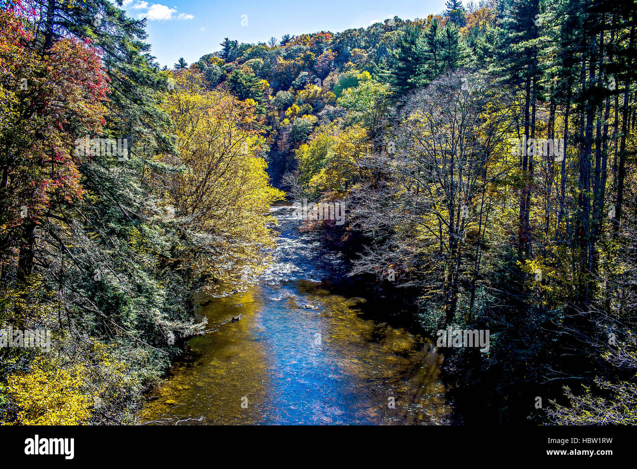 autumn colors in the blue ridge mountains Stock Photo - Alamy