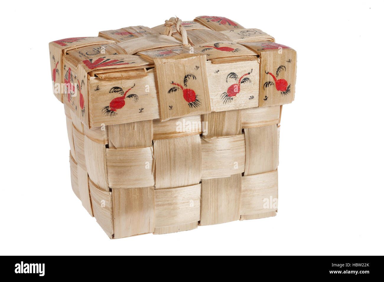 Russian National Wooden Container Stock Photo - Alamy
