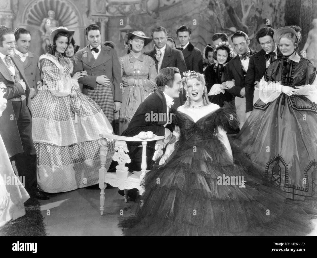 THE GREAT WALTZ, center: Fernand Gravey, Miliza Korjus, 1938 Stock ...