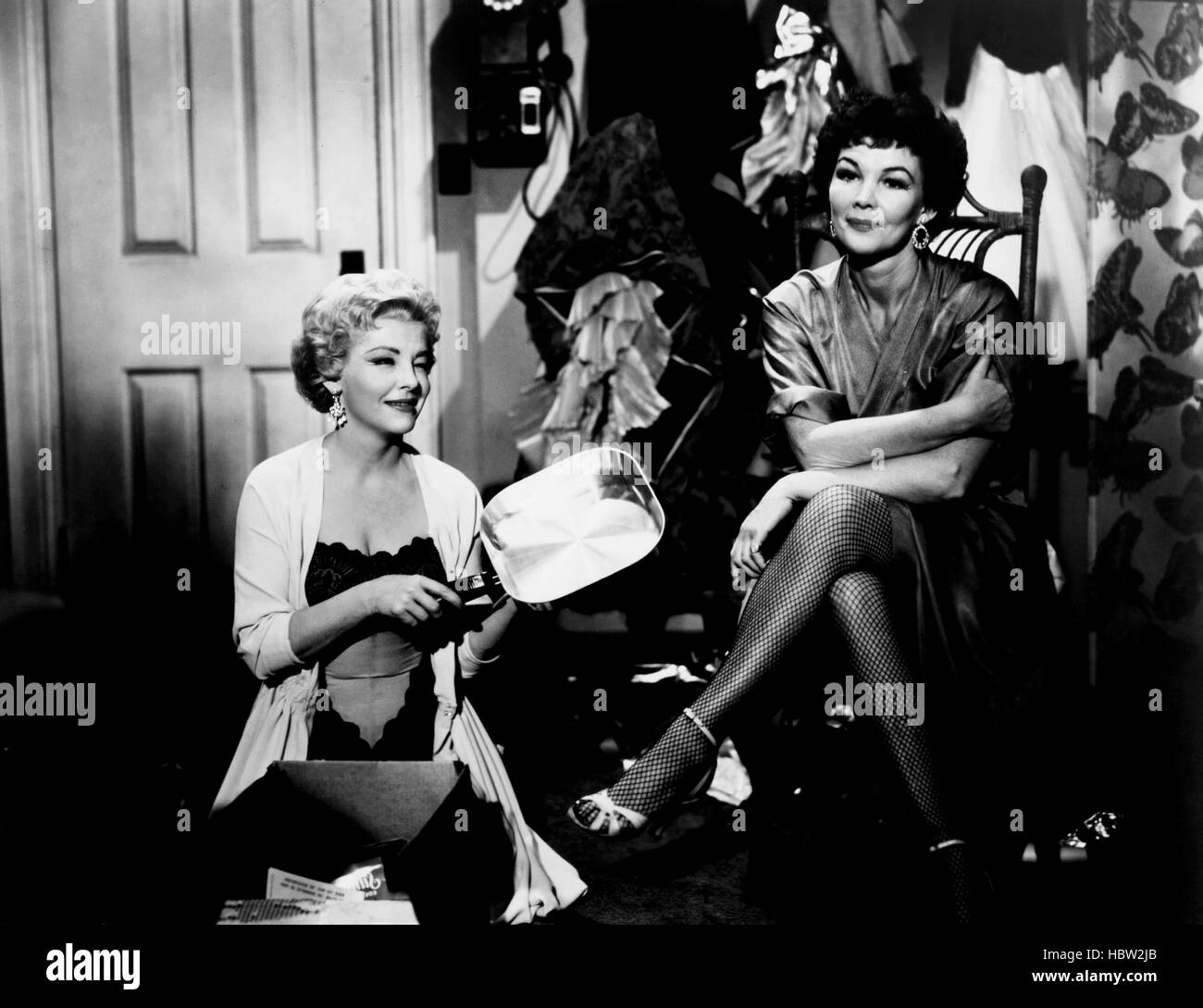 GUYS AND DOLLS, from left, Vivian Blaine, Veda Ann Borg, 1955 Stock ...