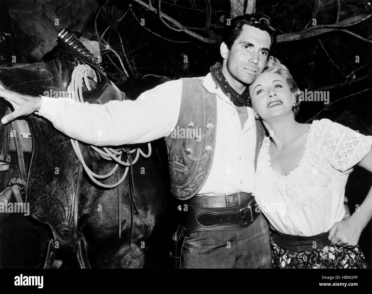 GUNFIRE AT INDIAN GAP, from left, Anthony George, Vera Ralston, (aka ...