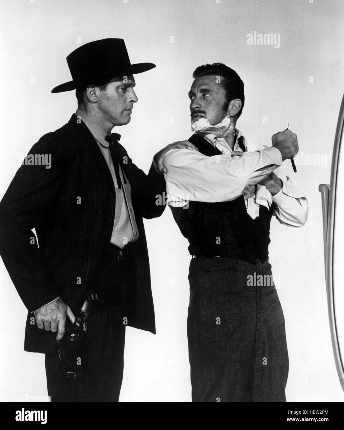 GUNFIGHT AT THE O.K. CORRAL, Burt Lancaster, Kirk Douglas, 1957 Stock Photo - Alamy