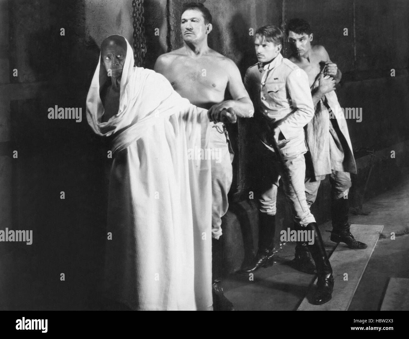 GUNGA DIN, from left: Eduardo Ciannelli, Victor McLaglen, Douglas ...