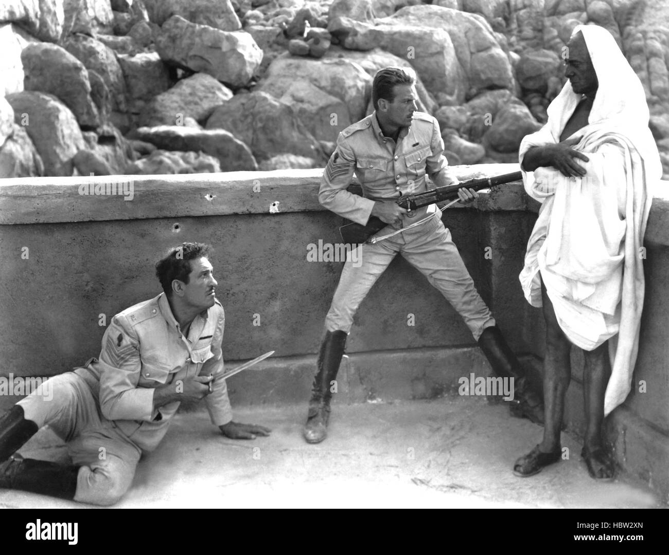 GUNGA DIN, Victor McLaglen, Douglas Fairbanks Jr., Eduardo Ciannelli ...