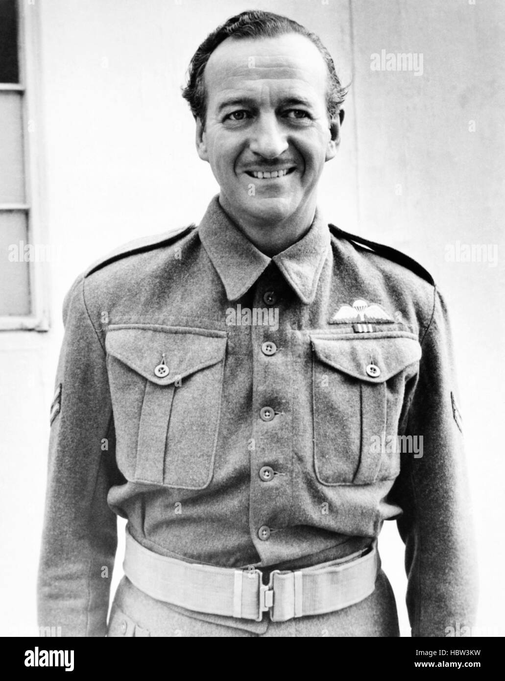 THE GUNS OF NAVARONE, David Niven, 1961 Stock Photo - Alamy