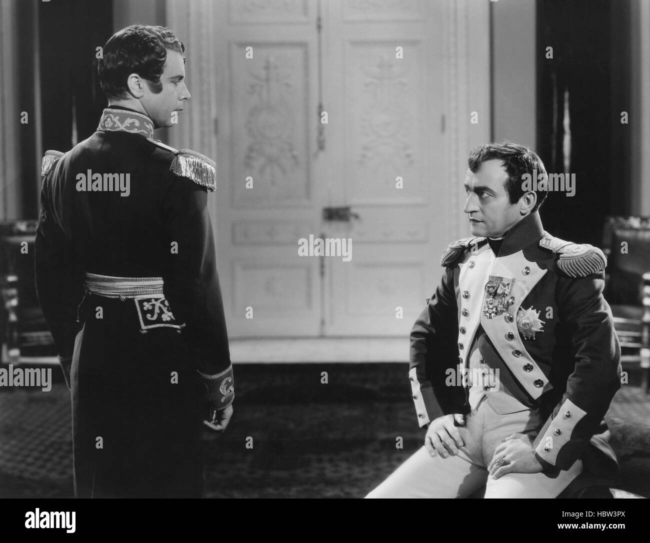 HEARTS DIVIDED, from left: Dick Powell, Claude Rains as Napoleon ...