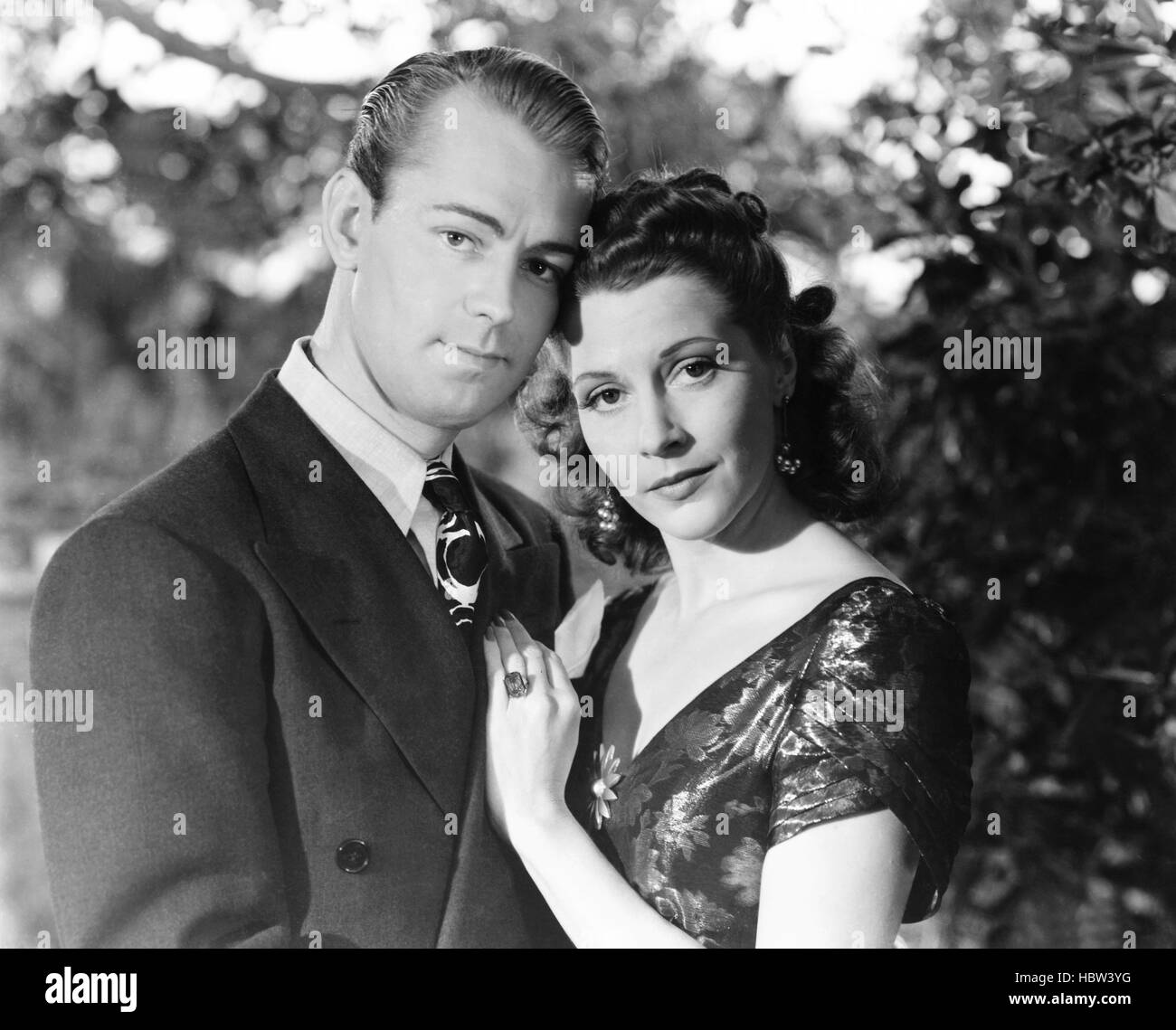 HER FIRST ROMANCE, from left: Alan Ladd, Julie Bishop as Jacqueline ...