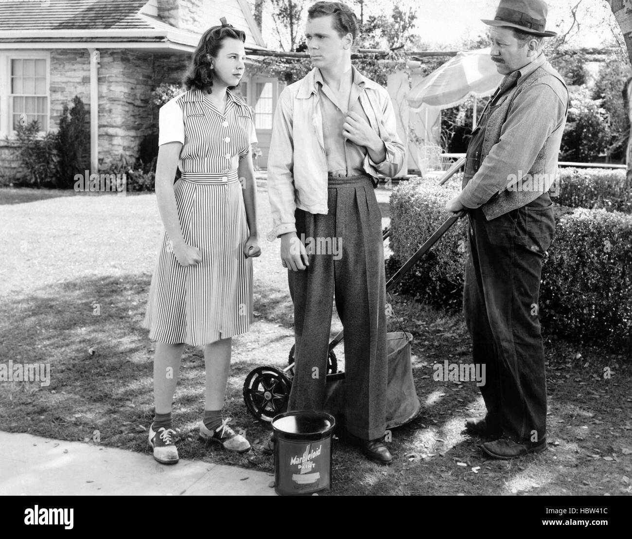 HER FIRST BEAU, from left: Jane Withers, Jackie Cooper, Edgar Buchanan ...