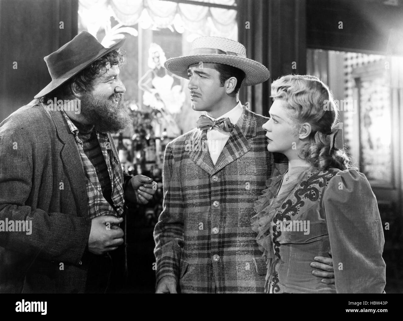 HELLO, FRISCO, HELLO, from left, Laird Cregar, John Payne, Alice Faye ...