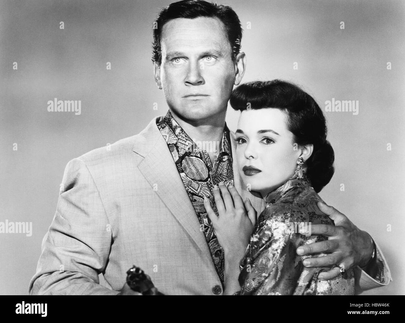 HELL'S HALF ACRE, from left, Wendell Corey, Nancy Gates, 1954 Stock ...