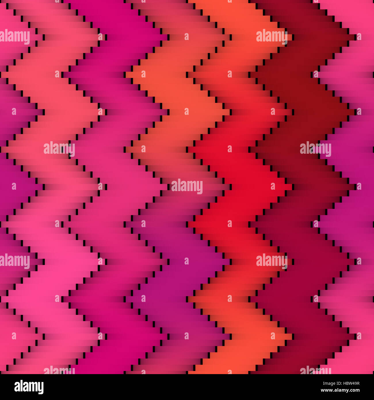 ZigZag Lines Gradient Tiling. Seamless Multicolor Pattern Stock Photo ...