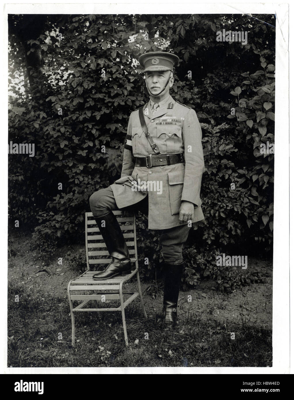 General Sir James Willcocks photographed at his headquarters [Merville ...