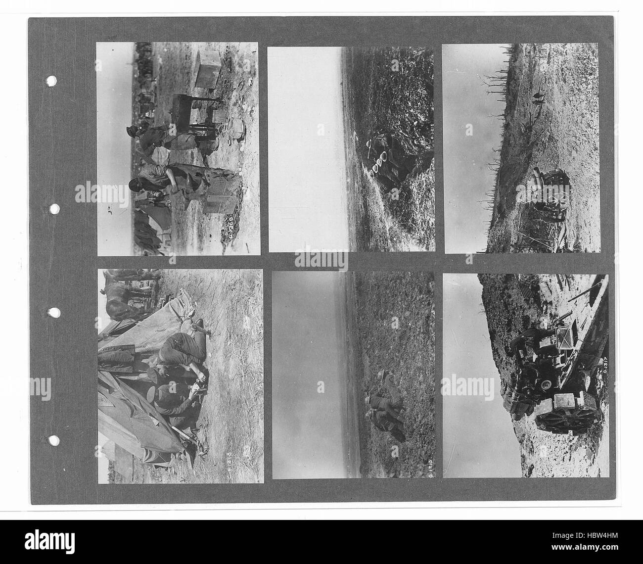 Photograph showing Canadian war memorials, including statues, monuments ...