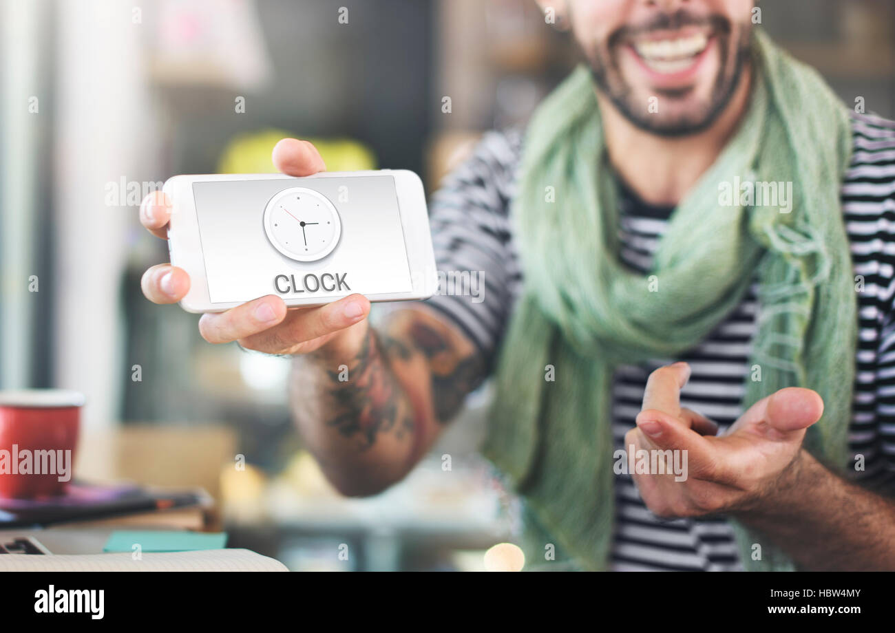 Clock Watch Time Moment Concept Stock Photo - Alamy