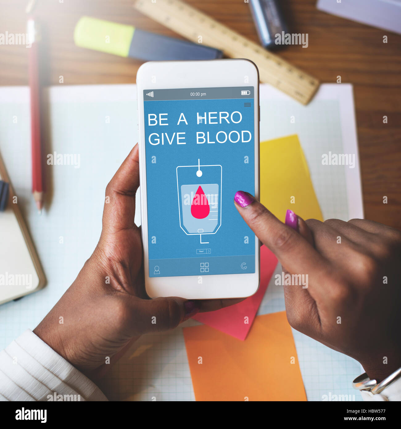 Blood Donation Give Life Transfusion Sangre Concept Stock Photo - Alamy