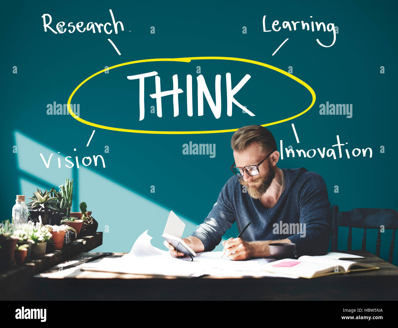 Think education hi-res stock photography and images - Alamy