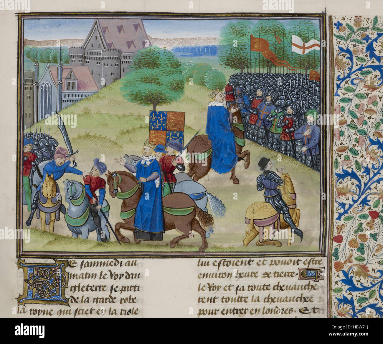 The peasants revolt froissart hi-res stock photography and images - Alamy