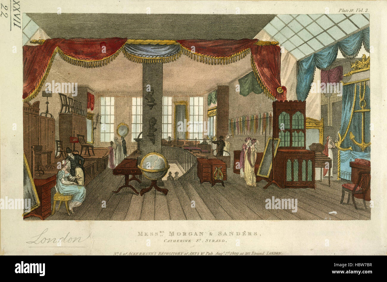 An image attributed to 'Messrs. Morgan and Sanders's', referring to a ...