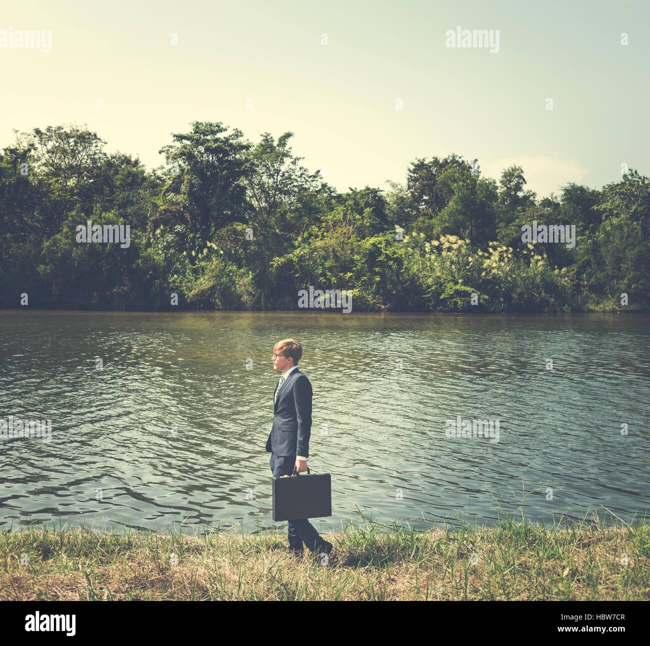 Businessman Aspiration Strategy Planning Vision Concept Stock Photo - Alamy