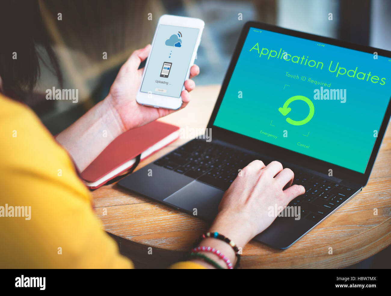 Application Updates Upgrade New Version Concept Stock Photo - Alamy