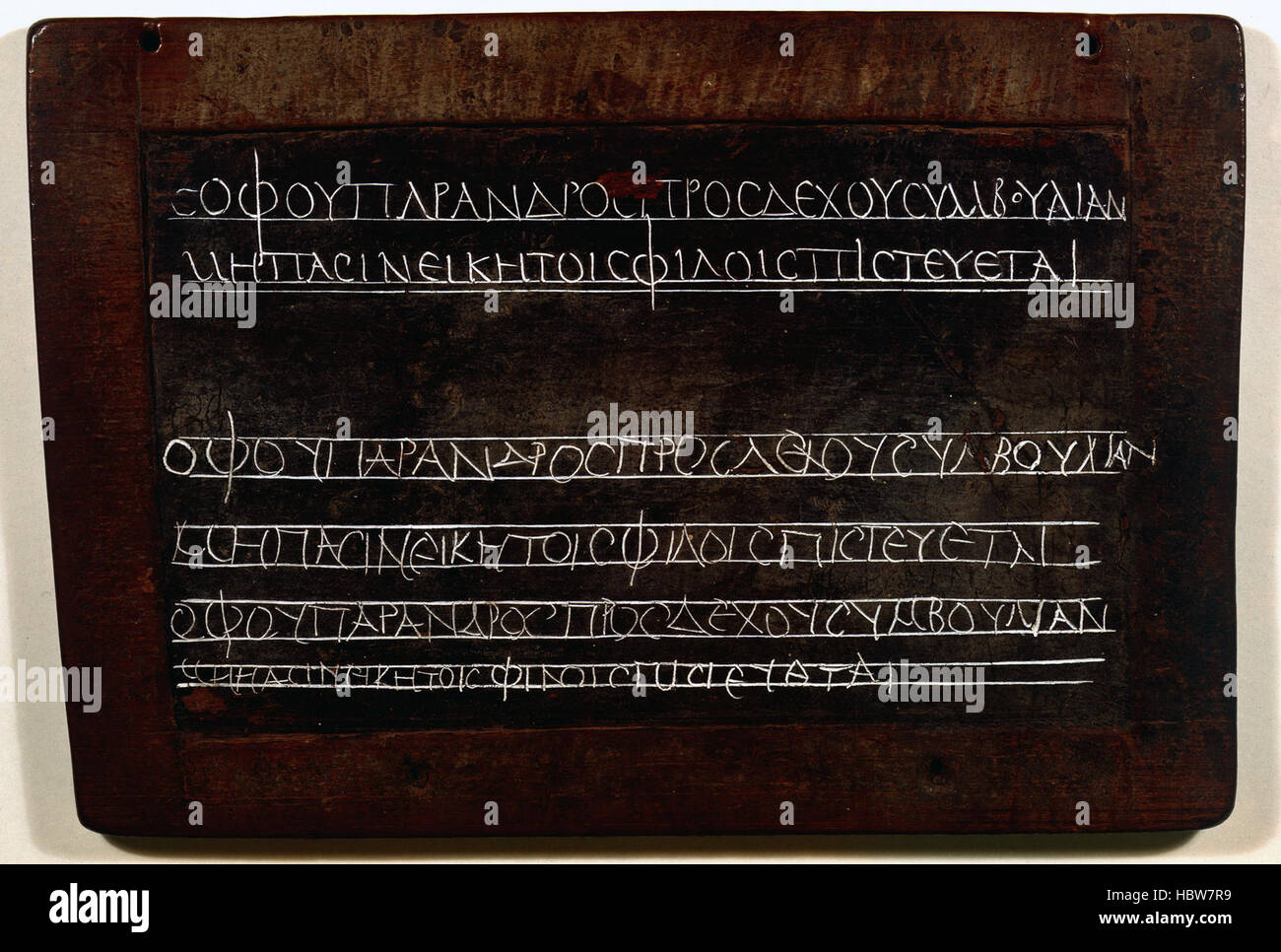 Wax writing tablet hi-res stock photography and images - Alamy