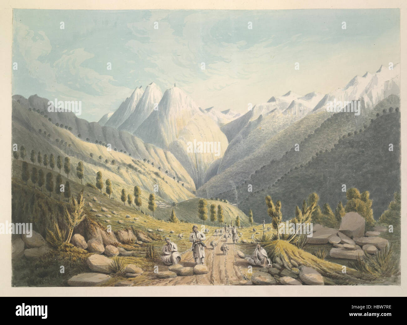 Untitled - caption: 'View from the Kala Mandi Pass' Untitled - caption ...