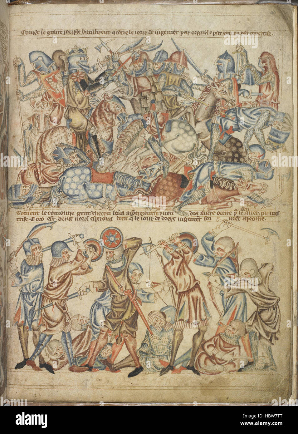 The Holkham Bible Picture Book High Resolution Stock Photography and ...