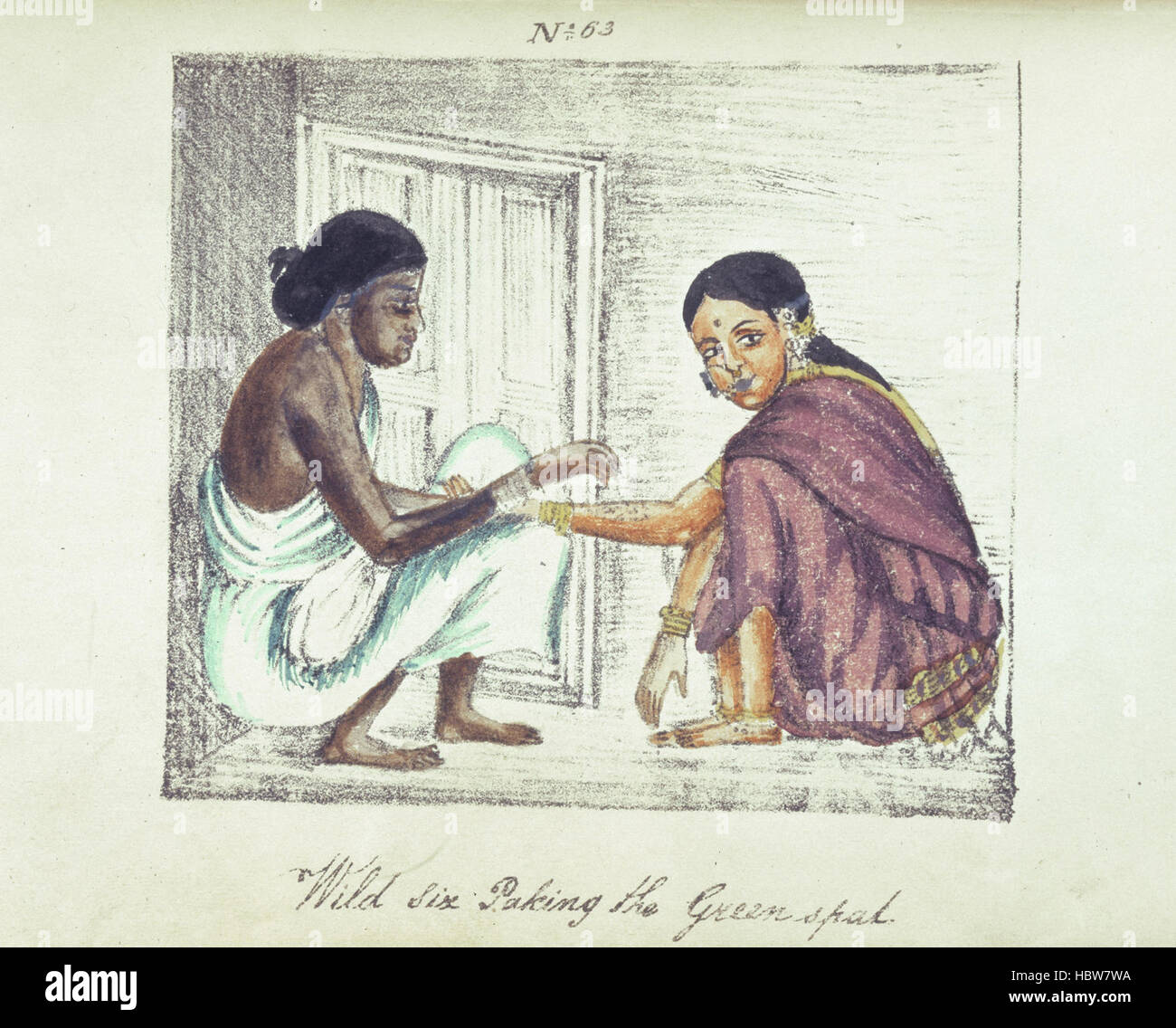 A Digest of the different castes of India, with ac - caption: ''Wild ...