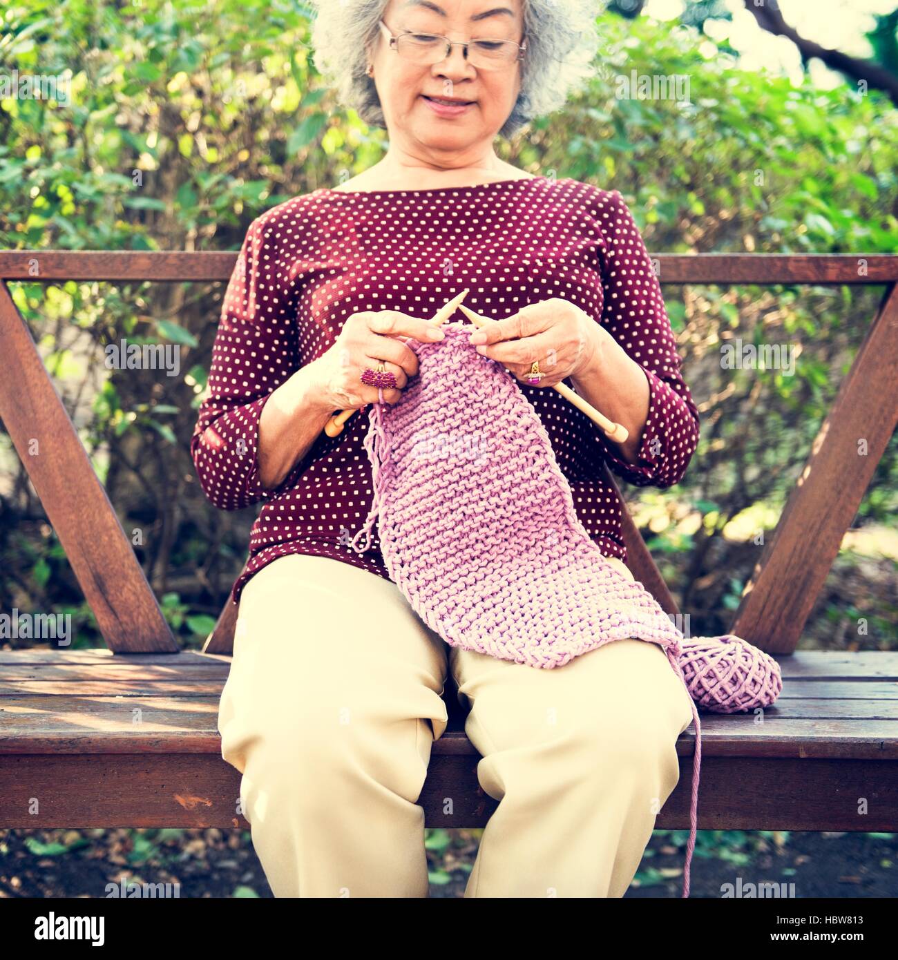 Knitting knit needle needles lifestyle objects hi-res stock photography ...