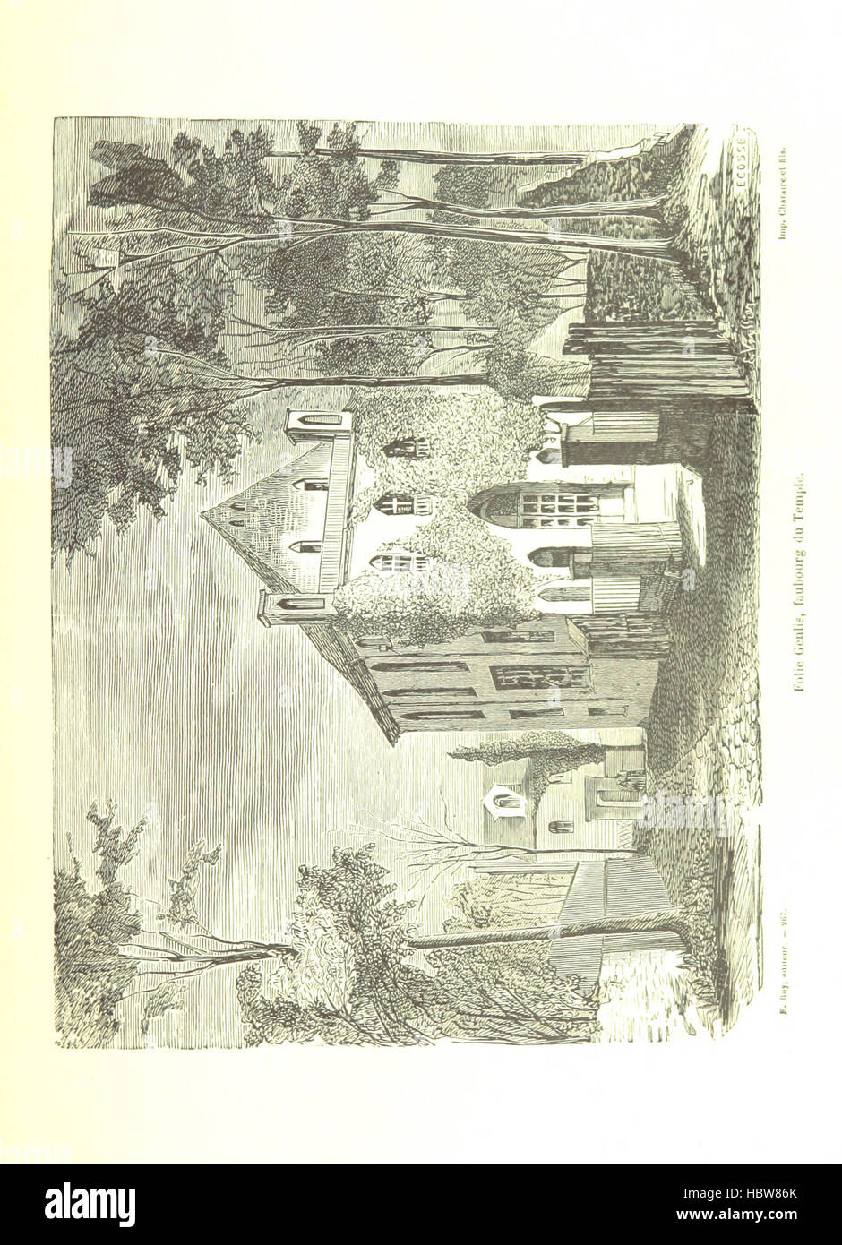 The image depicts the history of Paris, including streets, buildings ...