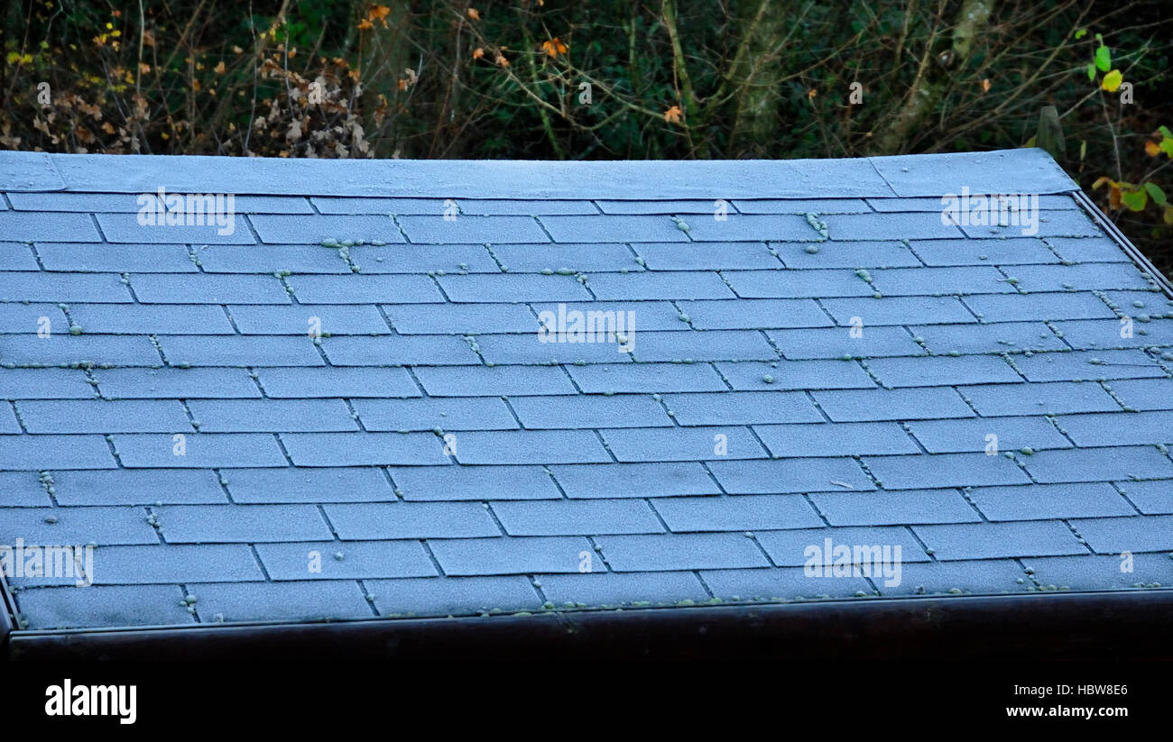 frost on roof Stock Photo - Alamy