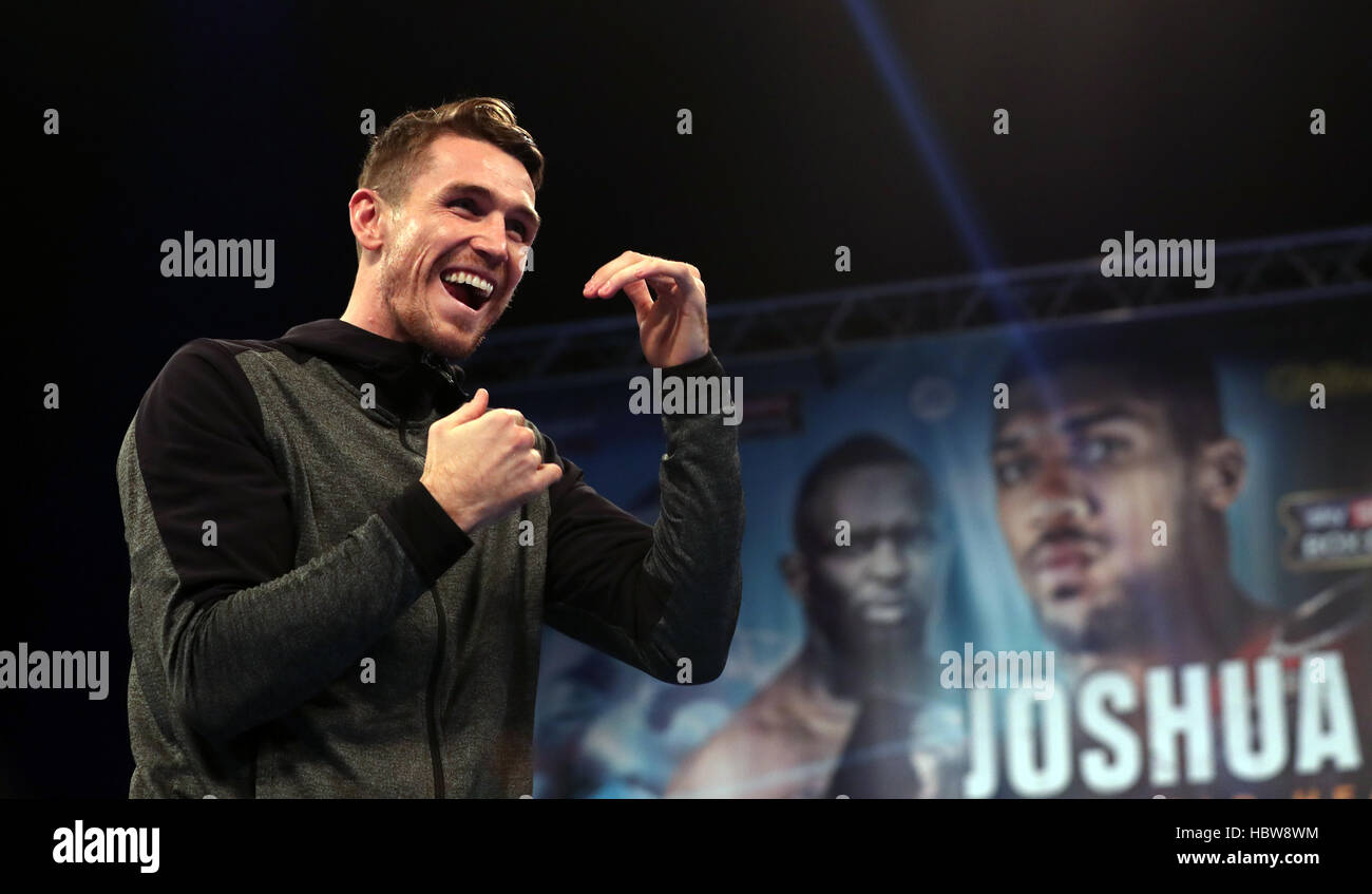 Callum Smith during the public workout at Manchester Arena Stock Photo ...